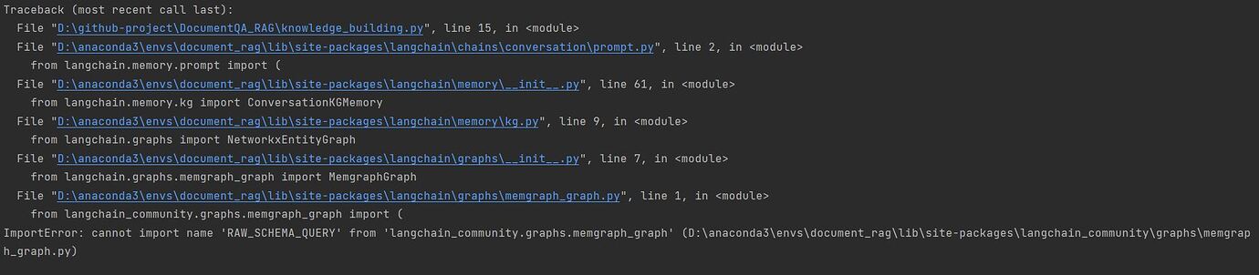 langchain奇怪报错 - General - LangChain中文社区